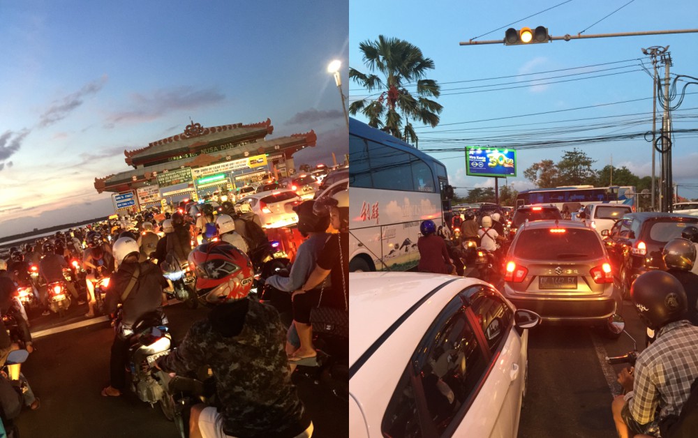 Bali Police Pleading Motorists to Use Alternative Routes to Ease ...