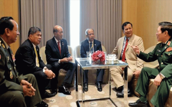 Prabowo Confirms Indonesia's Commitment in ASEAN Defense Meeting ...