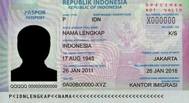 New Indonesian Passports Have Signature Columns