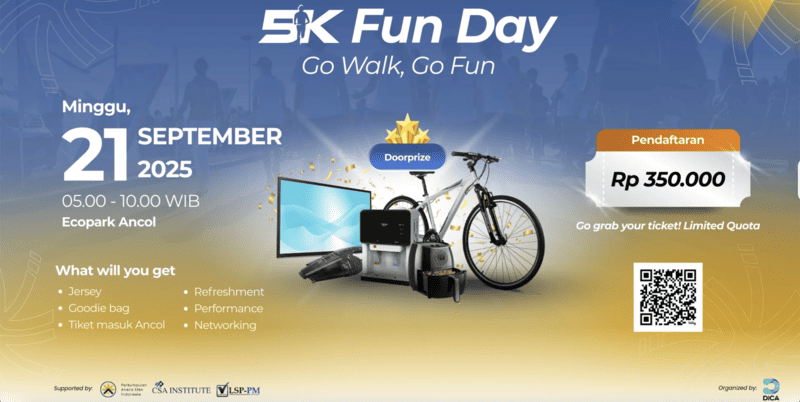 5K FUN DAY – Go Walk, Go Fun! – Indonesia Expat